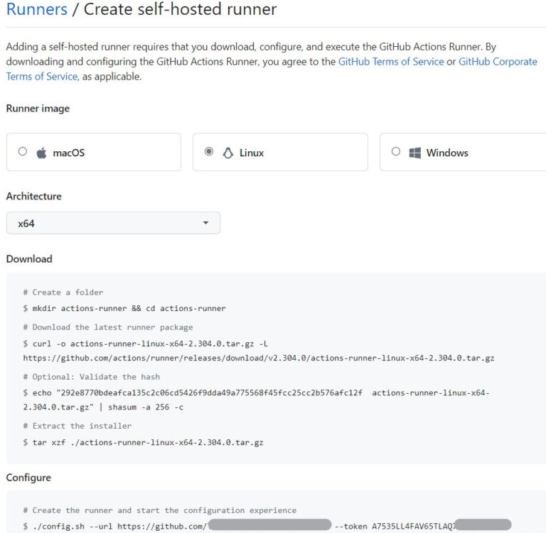 GitHub ActionsでSelf-Hosted-Runnerを試す