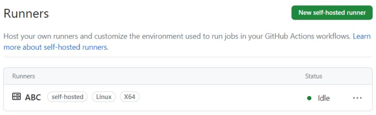 GitHub ActionsでSelf-Hosted-Runnerを試す