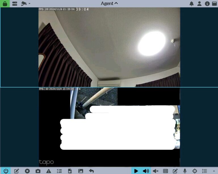 Agent DVR 複数のカメラを配置